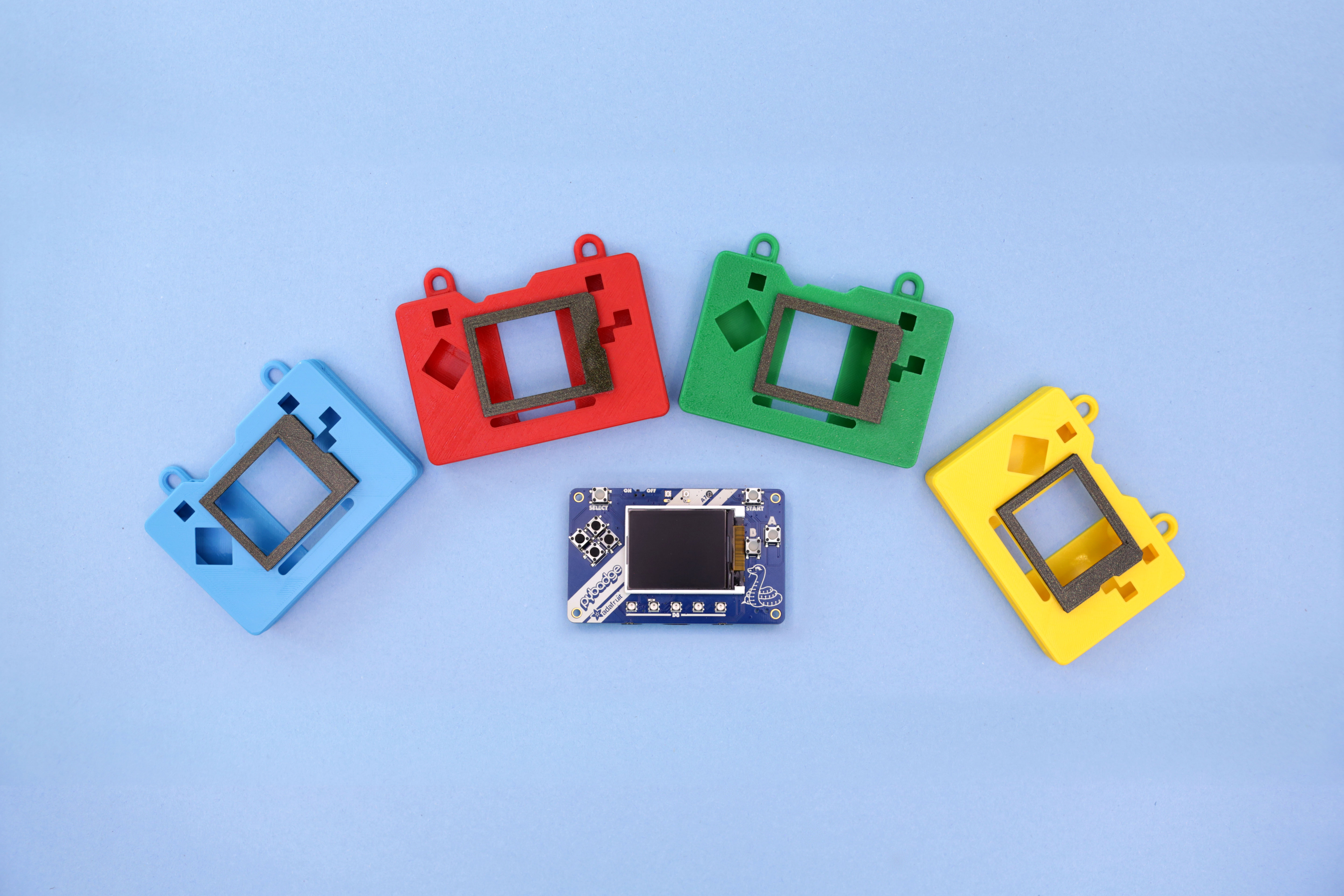 PyBadge FeatherWing Snapfit Case by Adafruit | Download free STL model ...