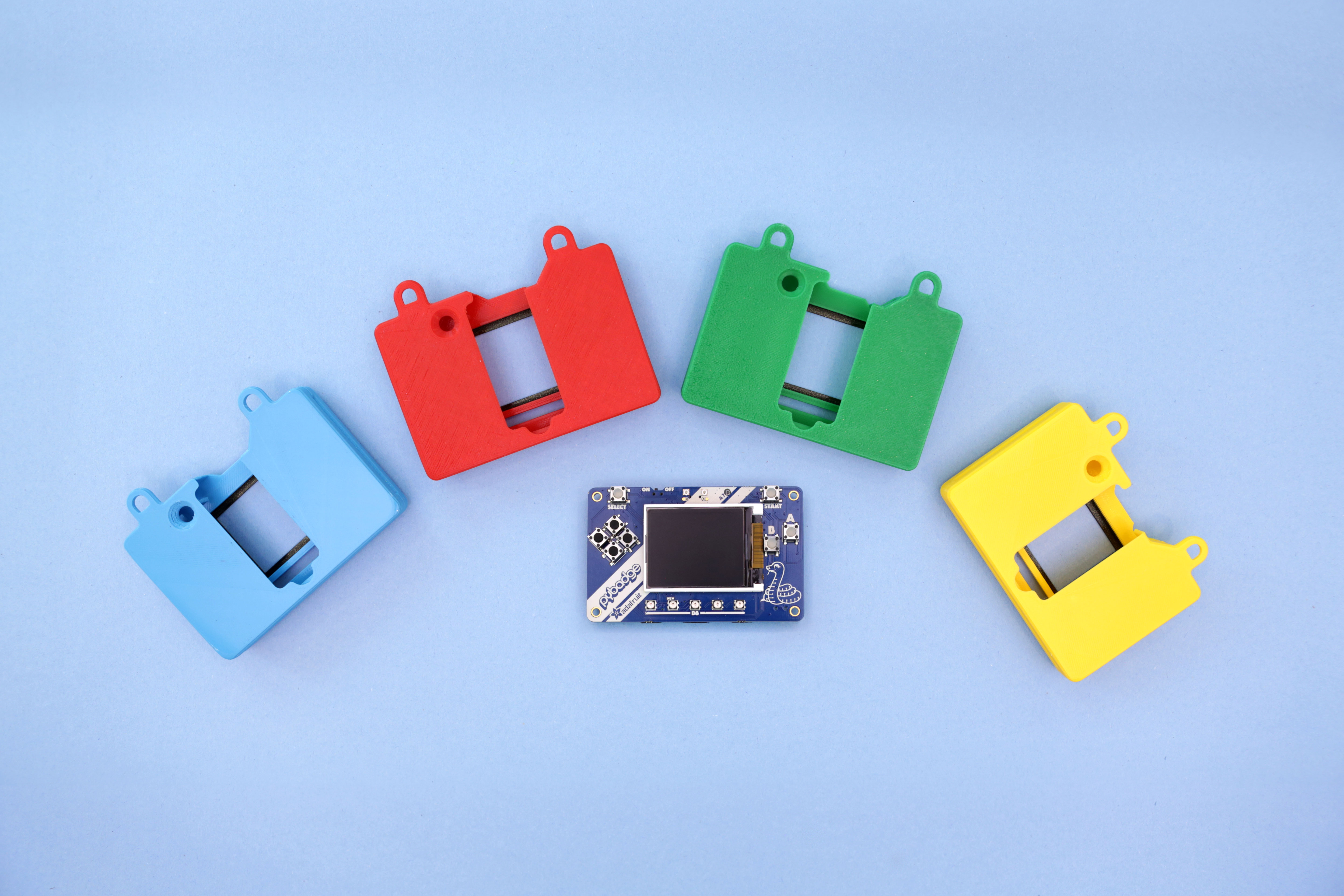 PyBadge FeatherWing Snapfit Case by Adafruit | Download free STL model ...