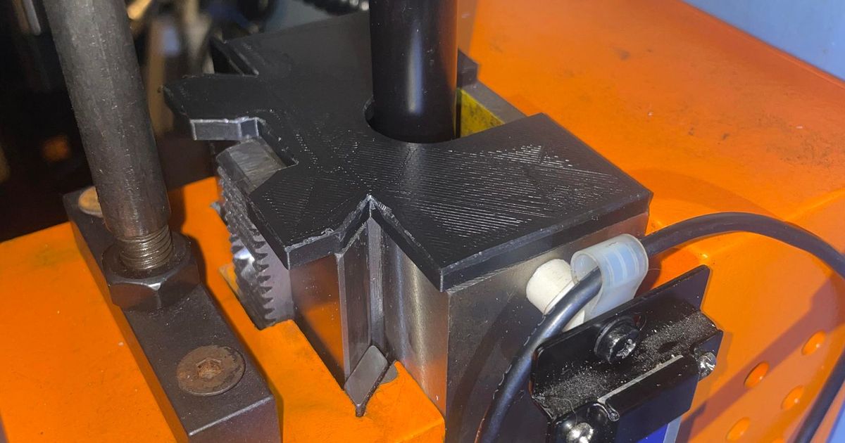 mini mill column cover & Endstop for lms shock by CaptHowdy | Download ...