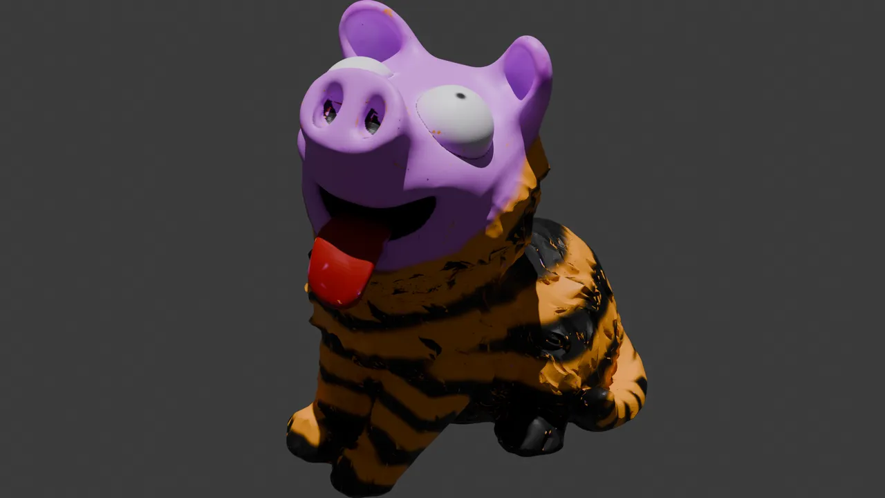 Pigten (Pig + Kitten) by tduerig | Download free STL model | Printables.com