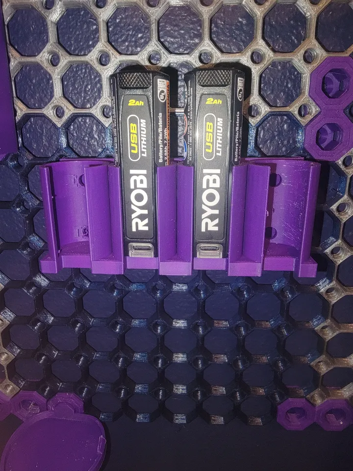 Ryobi USB Lithium Battery Holder for Multiboard by J3D_Designs ...