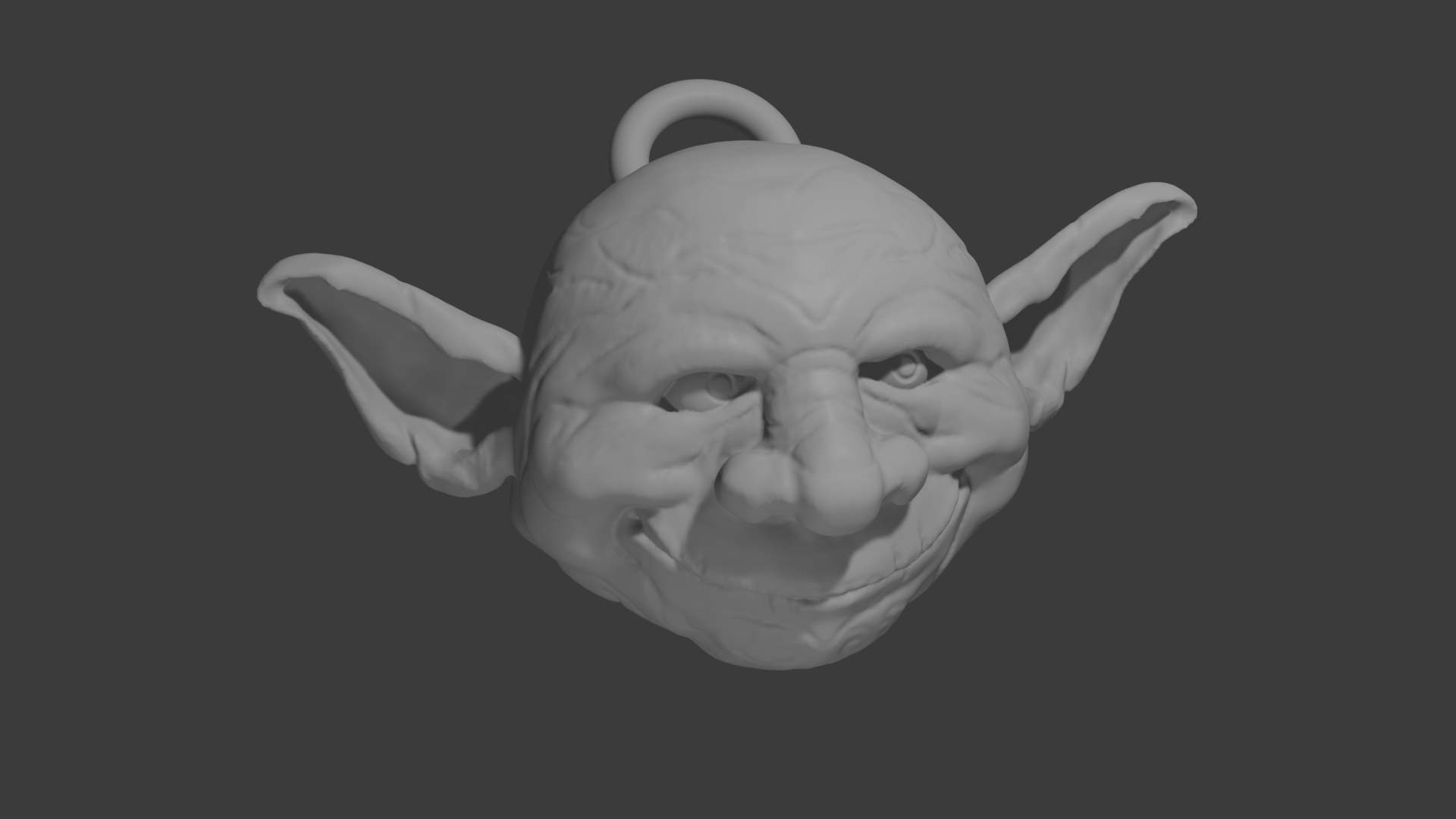 Goblin head keychain by 3D4U | Download free STL model | Printables.com