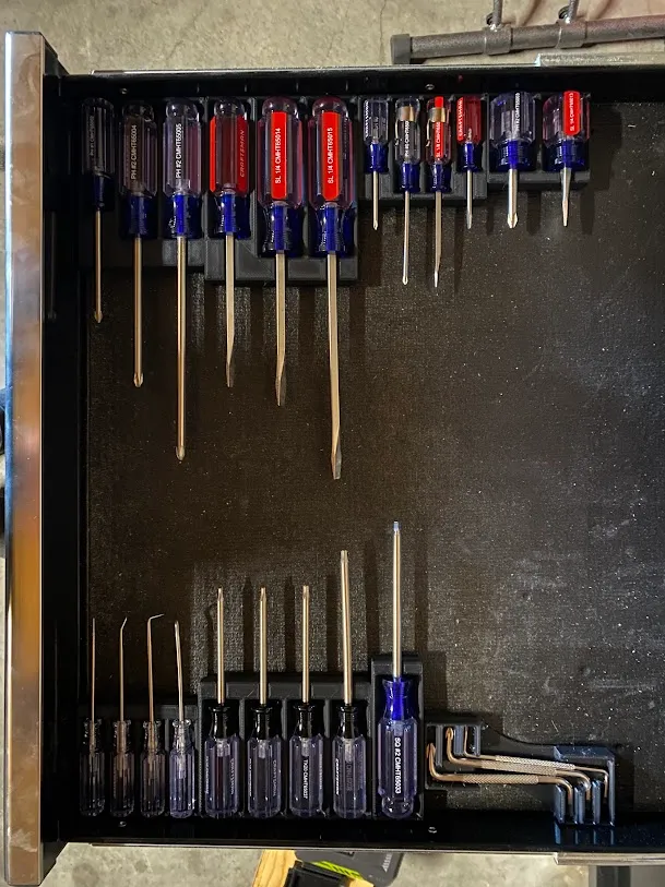 Screwdriver Organizer by tnwest | Download free STL model | Printables.com