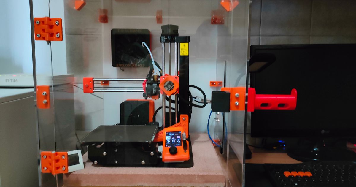 The Ultimate Prusa Mini/Bambulab A1 Enclosure v2.0 by HarcosDesign ...