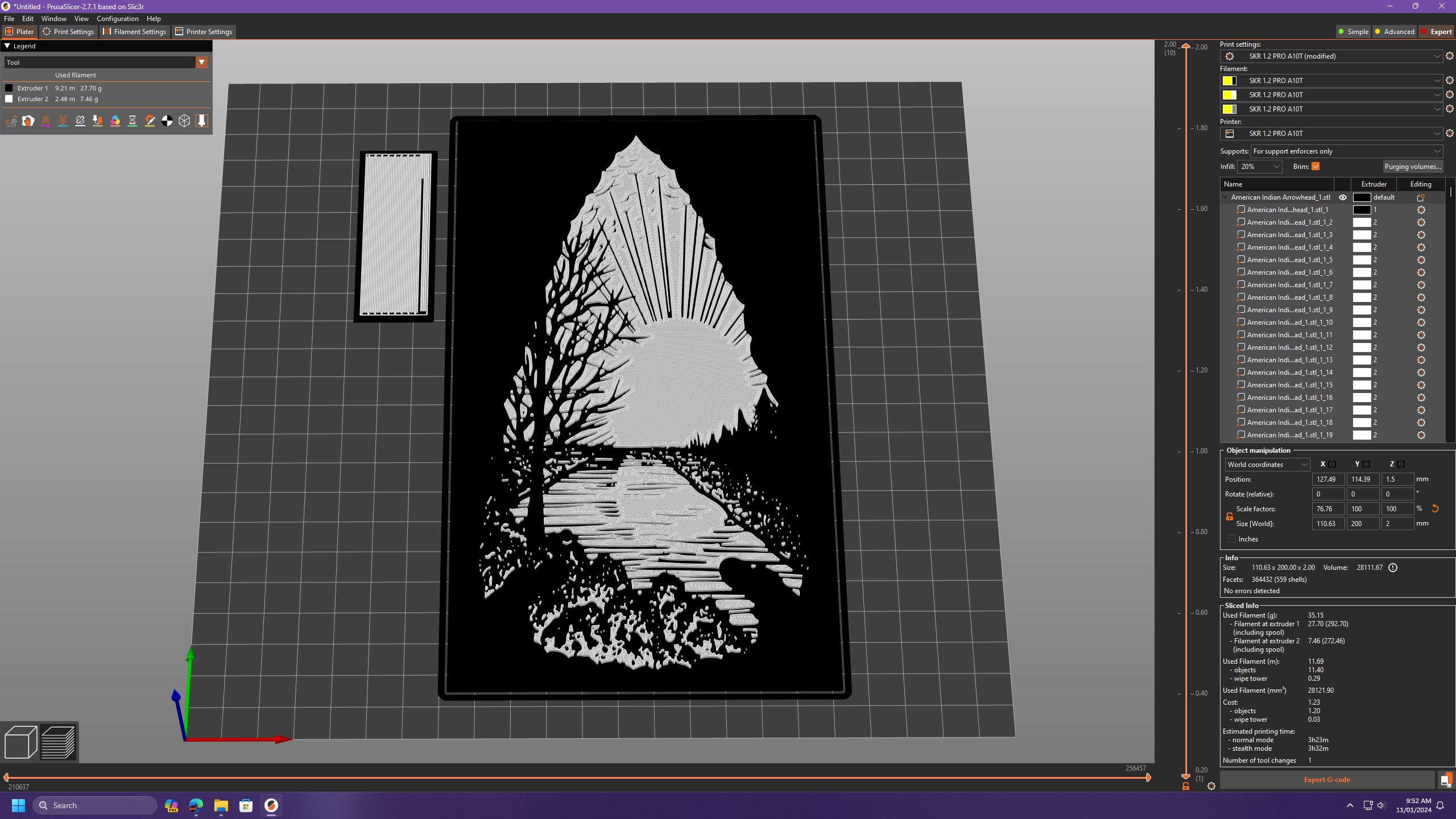 American Indian Arrowhead Wall Art by Clod Stomper Productions ...