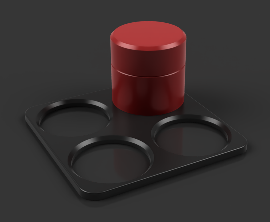 Round Box With Lid And Plate by Cybotage | Download free STL model ...