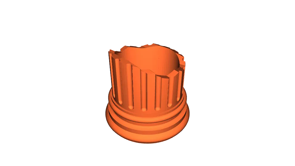 Cotton bud holder roman pillar by Christoph Lehner | Download free STL ...