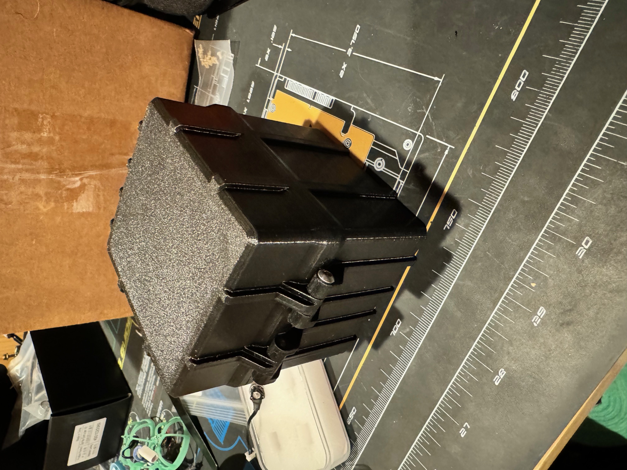 Rugged 1S Tinywhoop Battery Box by CalRal | Download free STL model ...