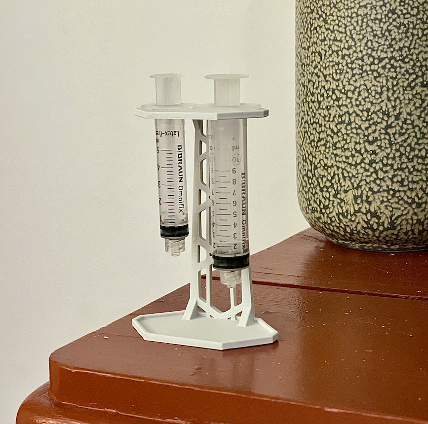 Syringe Drying Rack Stand by pinocheck | Download free STL model ...