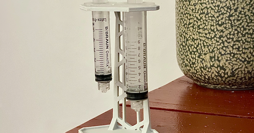 Syringe Drying Rack Stand by pinocheck | Download free STL model ...