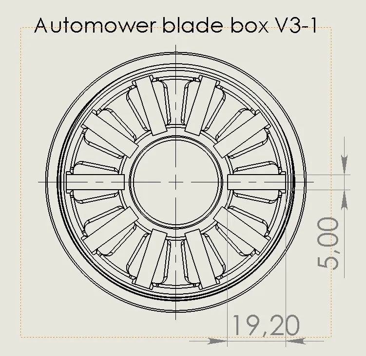 Case for storage of blades of a lawn mower automover 430x by Egorka555 ...