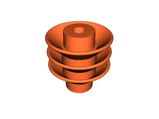 Vertical antenna insulator by OK1HRA | Download free STL model ...