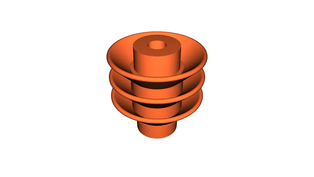 Vertical antenna insulator by OK1HRA | Download free STL model ...