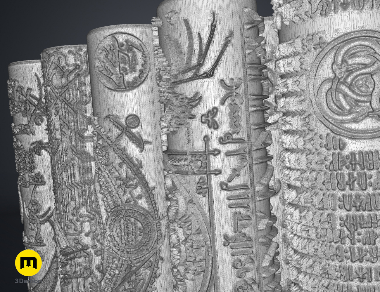 DnD terrain rollers – Symbols by 3Demon's Texture Rollers | Printables ...