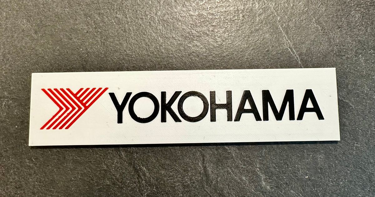 Yokohama advertising sign for Carrera slot car by YoPrint3 | Download ...