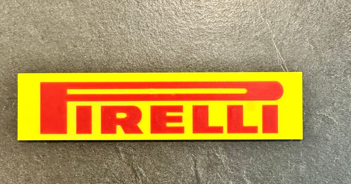 Pirelli advertising sign for Carrera slot car by YoPrint3 | Download ...