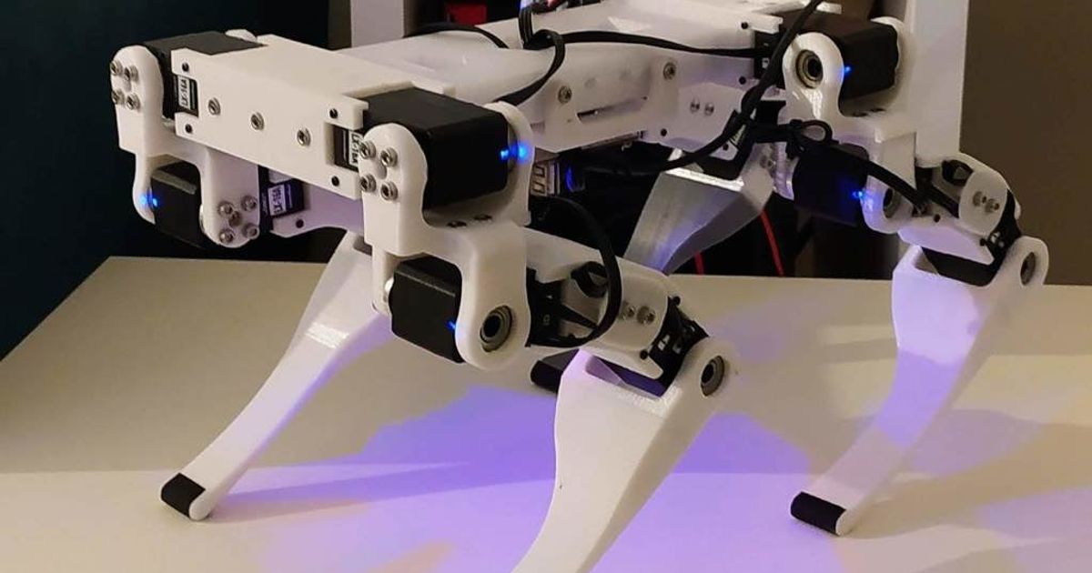 DOGGO - simple robot dog by Ezojil | Download free STL model ...