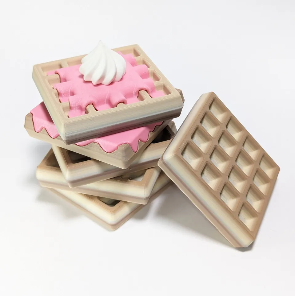 Waffle Stack Box by Clockspring | Download free STL model | Printables.com