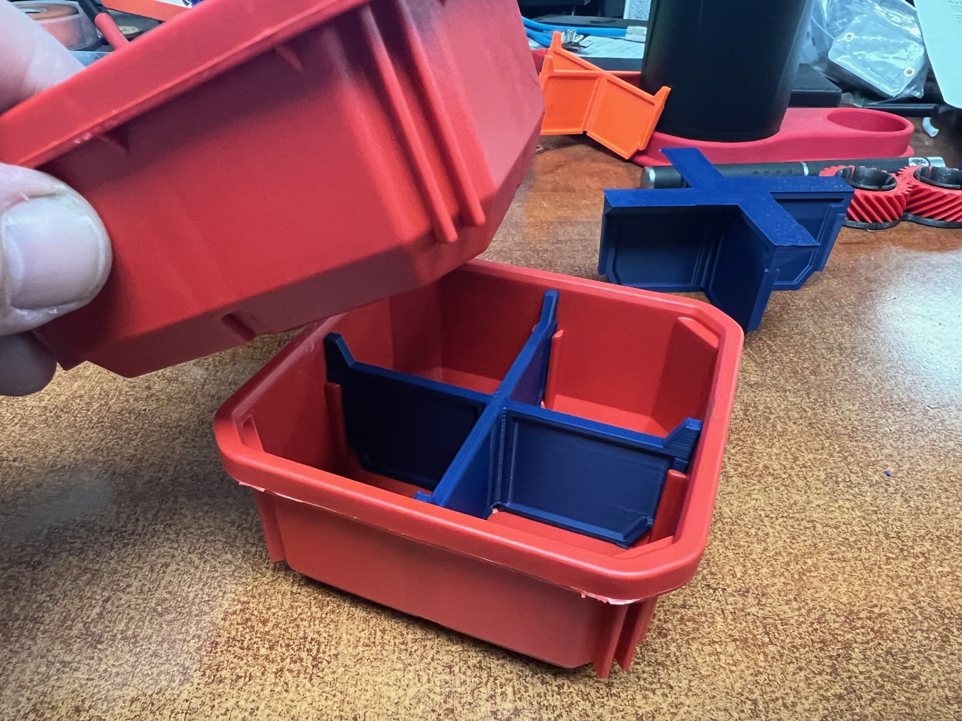 Packout 4 x 4 bin dividers by idnarbjm | Download free STL model ...