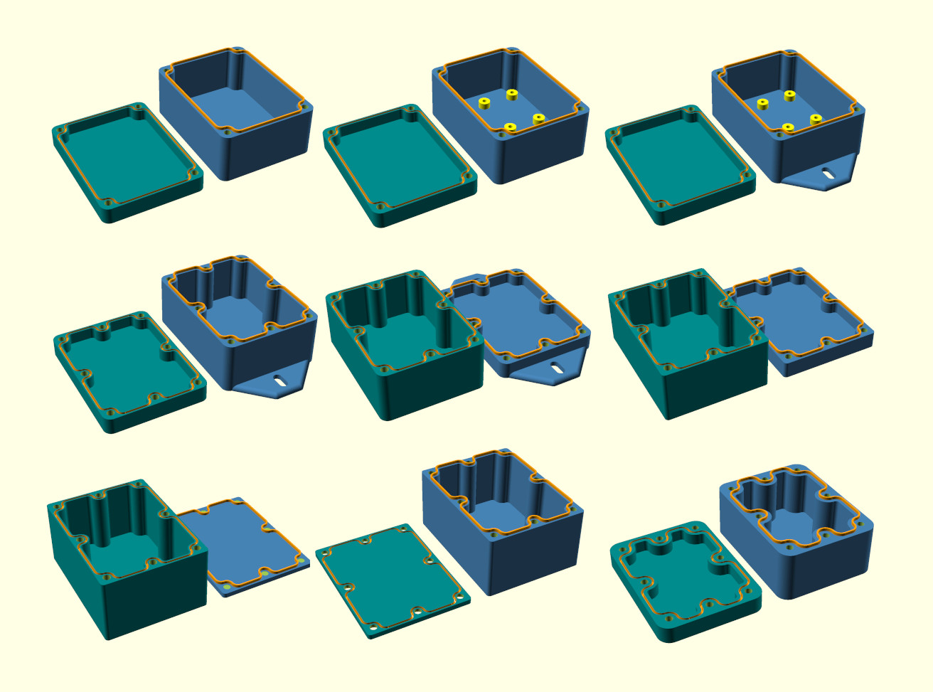 Customizable parametric stable and waterproof electronics ip65 ip67 ...