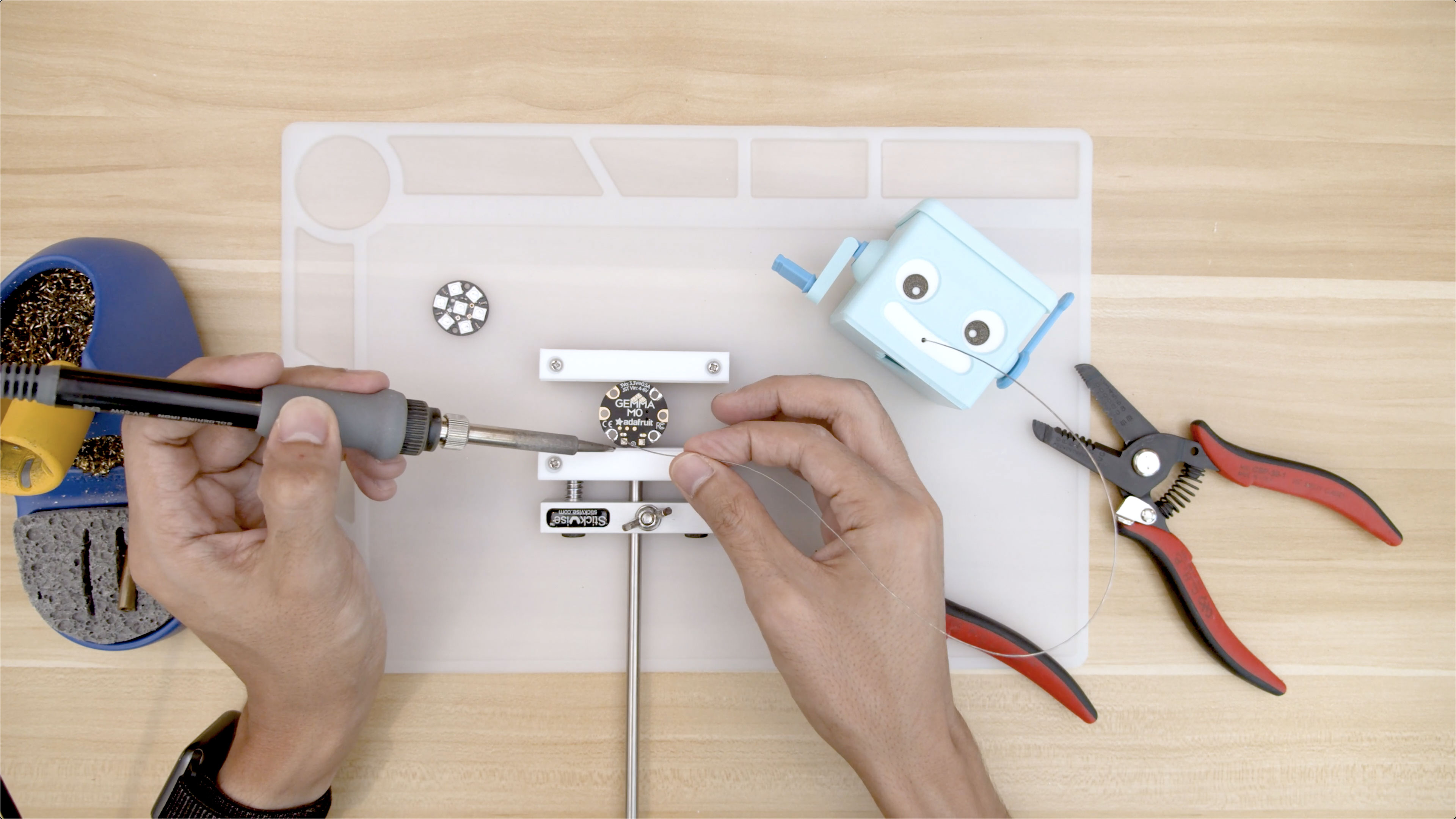 Hand Crank Solder Dispenser by Adafruit | Download free STL model ...