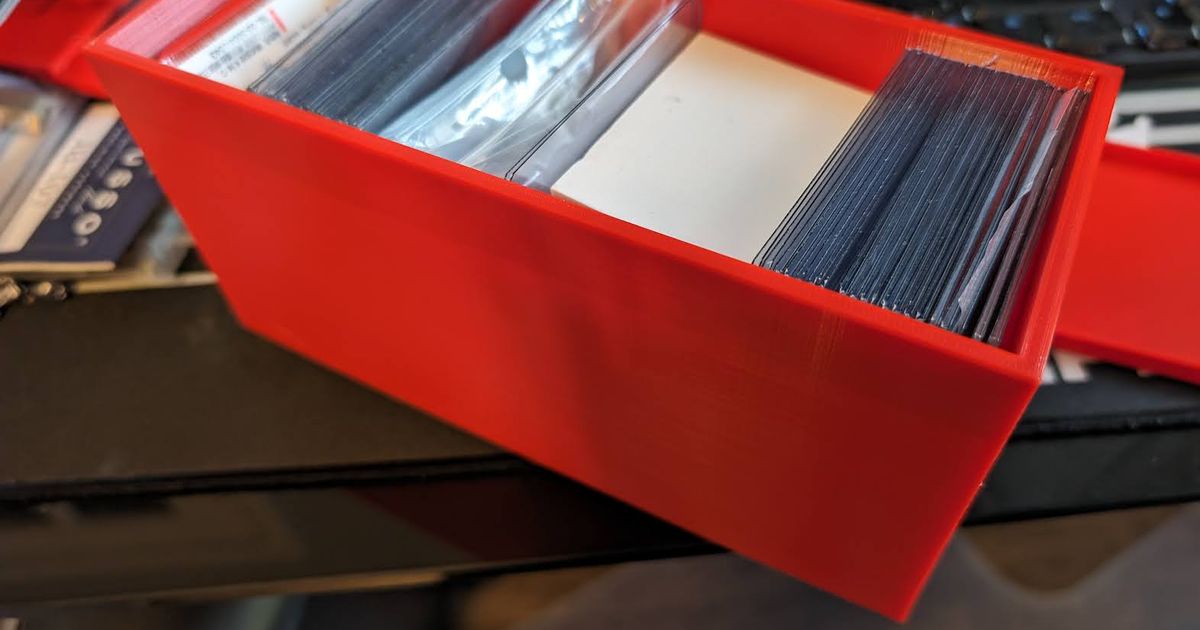 UltraPro Toploader Storage Box by vaderdd | Download free STL model ...