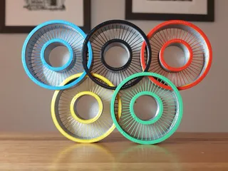 olympic rings by Gracie Goldammer | Download free STL model ...
