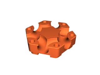 Hextraction tile around the center by Bgpiper | Download free STL model ...