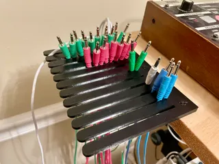 Eurorack patch cable hook by Robert | Download free STL model ...