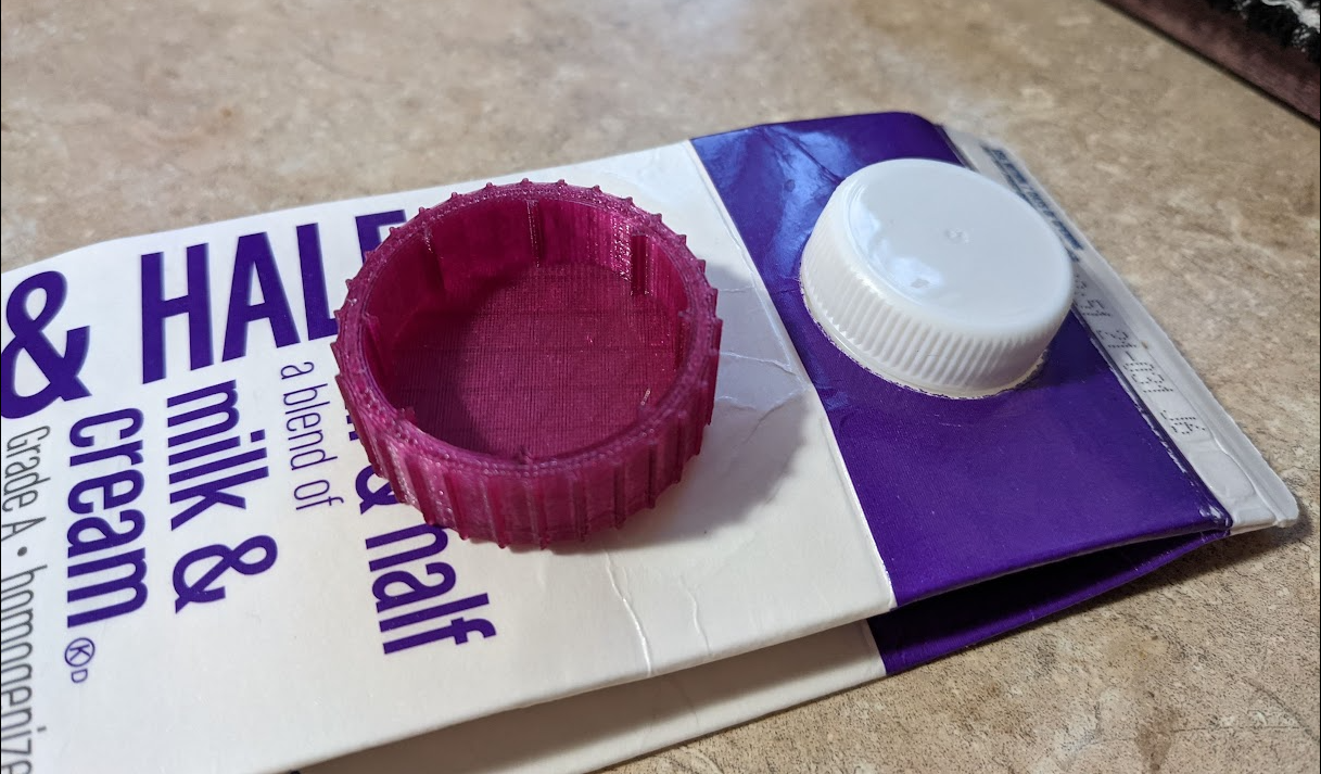Half & Half Carton Cap Gripper by Girak | Download free STL model ...