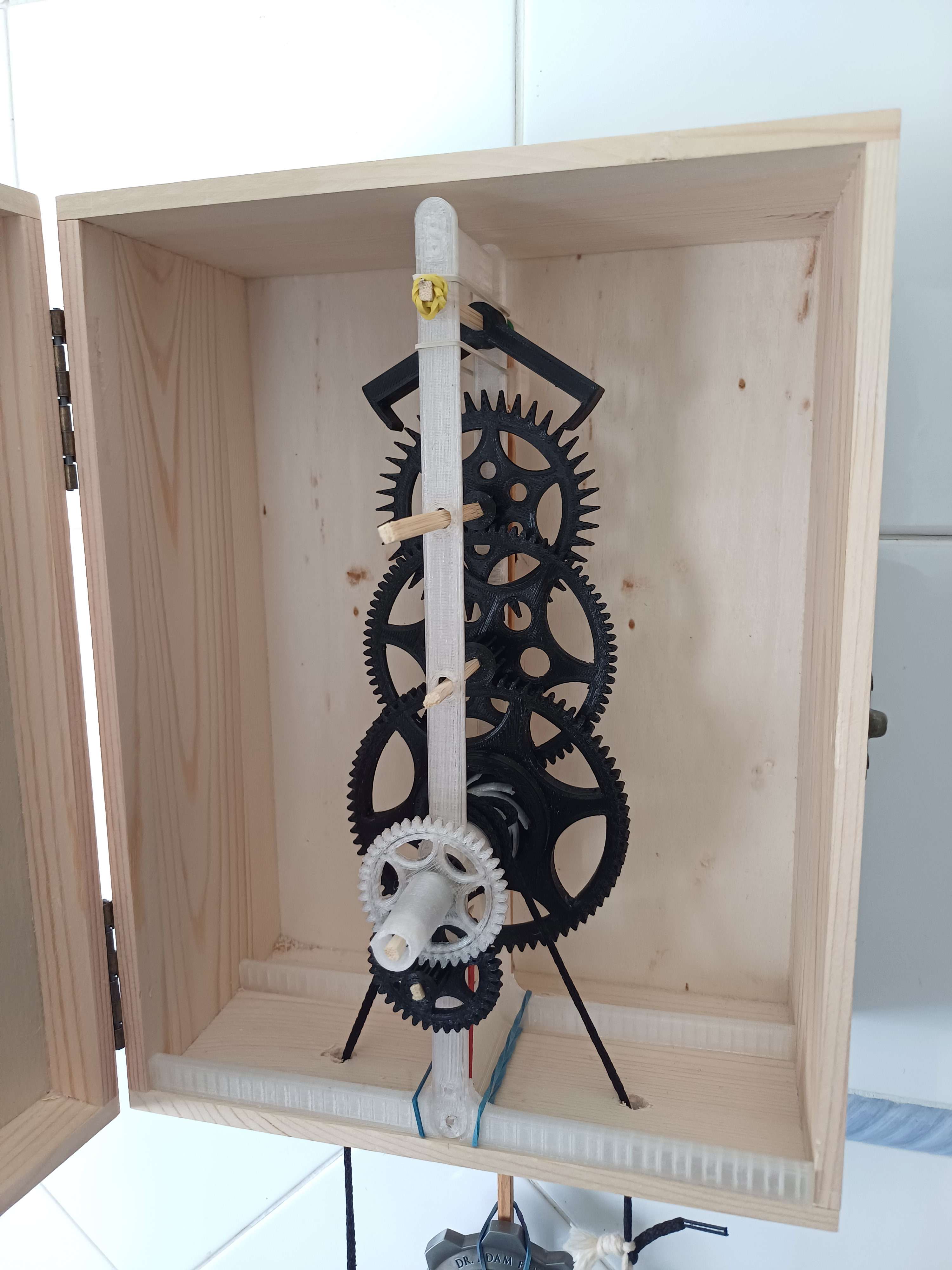 Pendulum Clock Mechanism by DefeatedNamer | Download free STL model ...