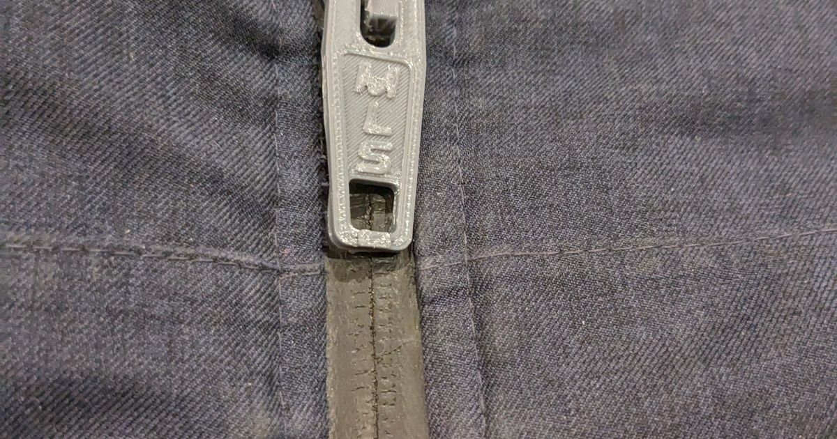 Zipper Slider Replacement Size 7C (Coil) Reverse by konkrog | Download ...