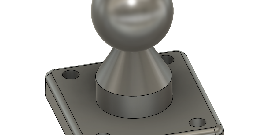 24 Jeep Wrangler Ram Mount by Narack | Download free STL model ...