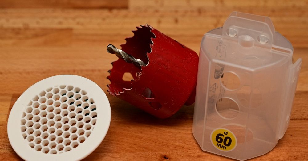 Ventilation grid 60mm with hexagon pattern by DanKom | Download free ...