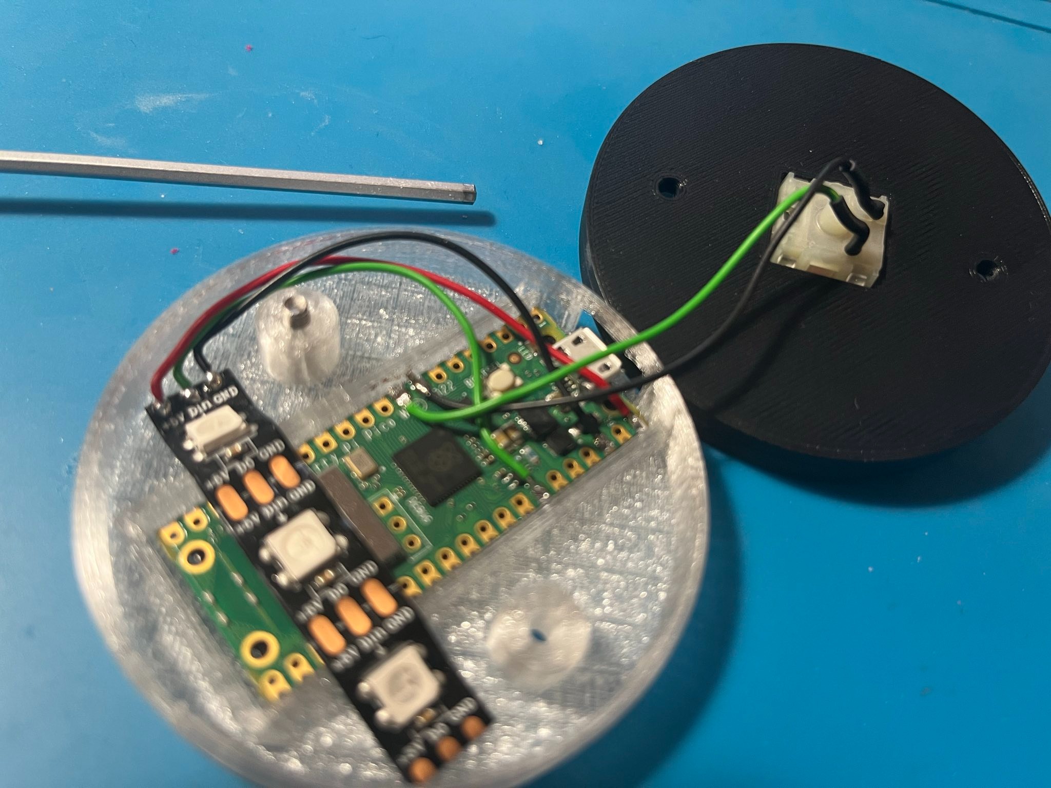 Raspberry Pi Pico W pi-hole-button by Gabbajoe | Download free STL ...