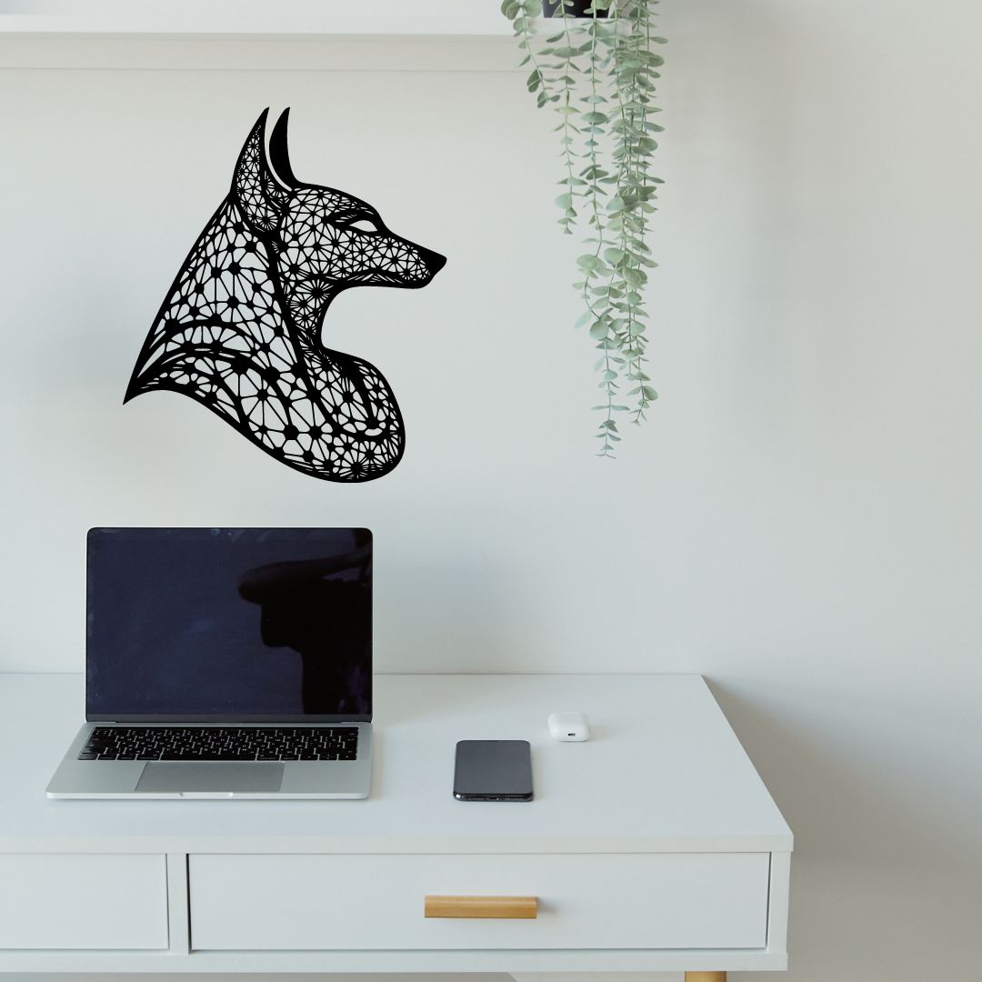 Anubis Voronoi wall decoration autorstwa kutnohormac | Pobierz darmowy ...