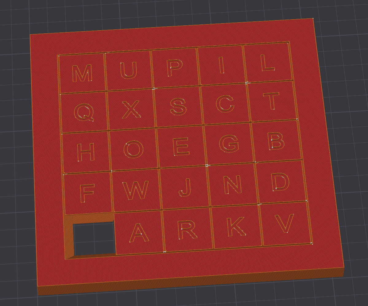 Sliding Puzzle 5x5 by kossbert | Download free STL model | Printables.com
