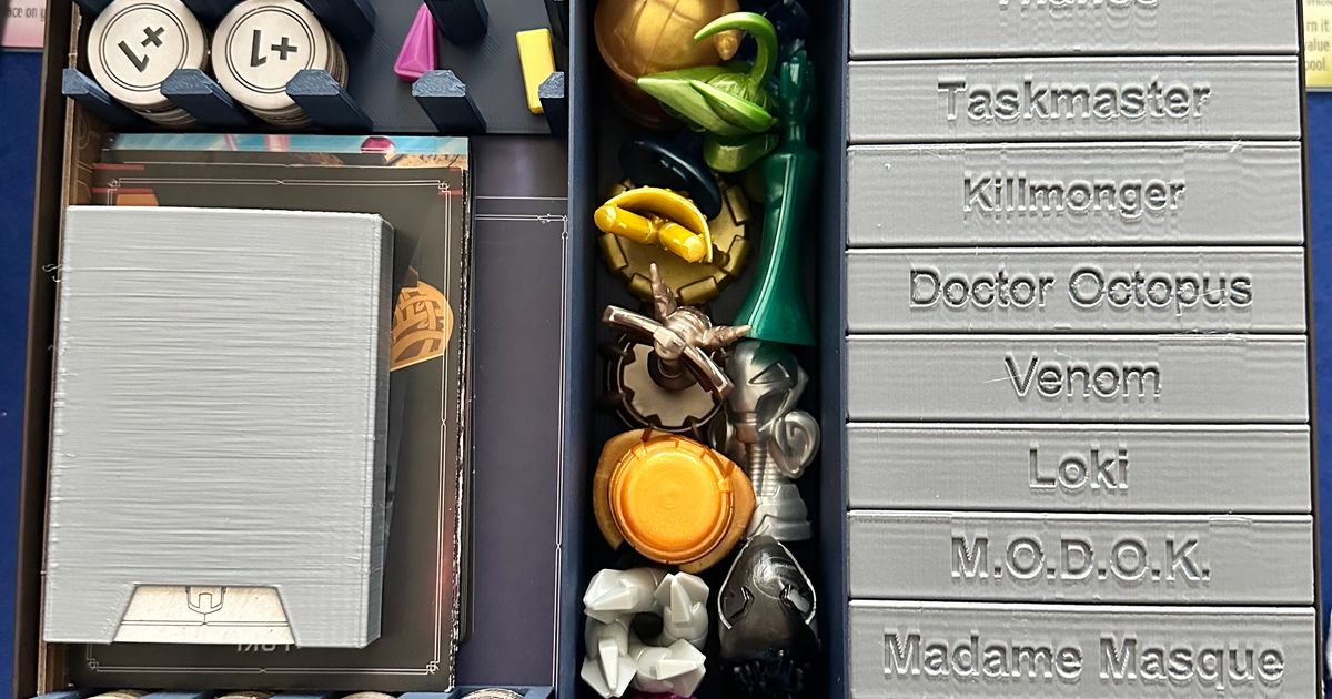 Marvel Villainous Box Organizer with Expansions by Paul Gibbs ...