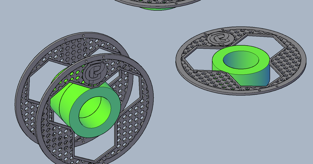 3D print service G-Power spool by kenji goethals | Download free STL ...