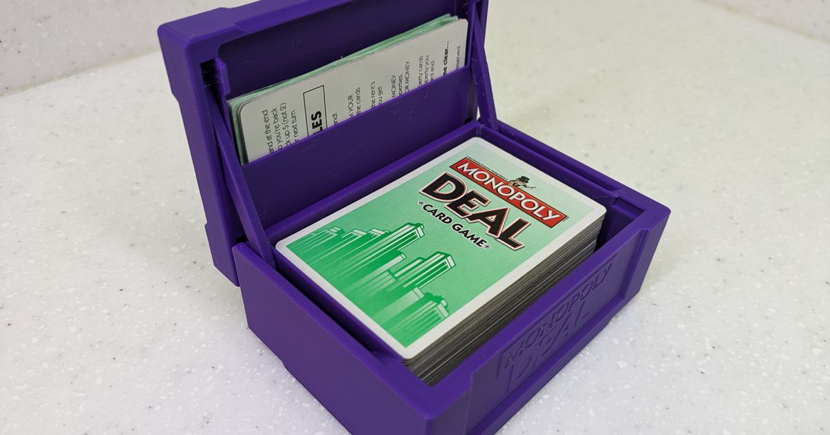 Articulated Card Game Boxes by Nich Fugal | Printables Store