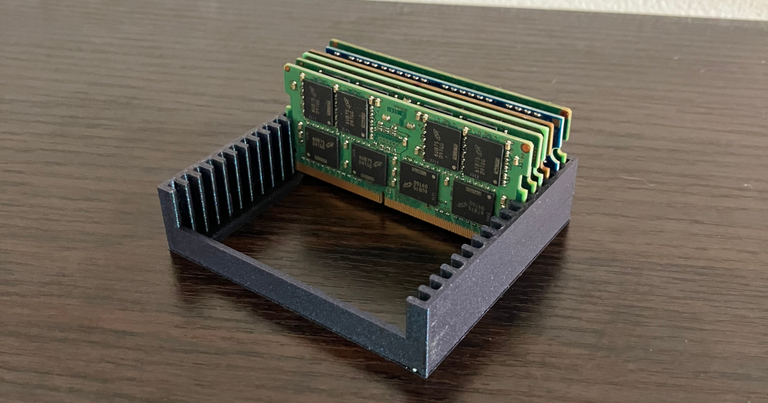 Laptop RAM Tray by Muad' Dib | Download free STL model | Printables.com