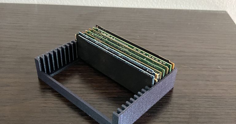 M.2 NVME Drive Tray by Muad' Dib | Download free STL model | Printables.com