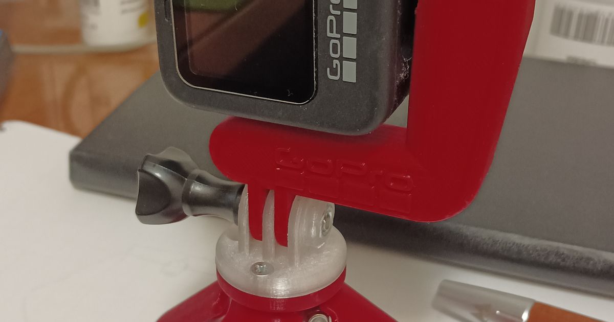Gopro vertical mount by just_pr1nt3d | Download free STL model ...