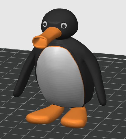 Pingu colorized for Bambu AMS and Prusa MMU by damnfineco | Download ...
