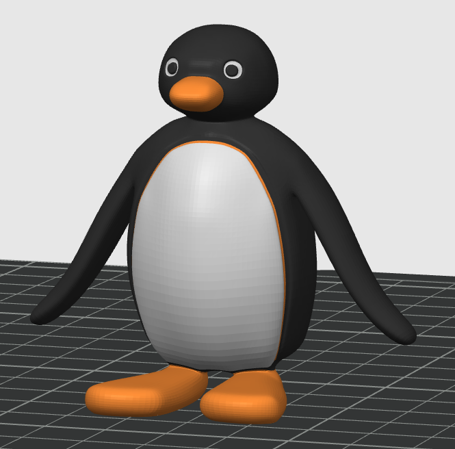 Pingu colorized for Bambu AMS and Prusa MMU by damnfineco | Download ...