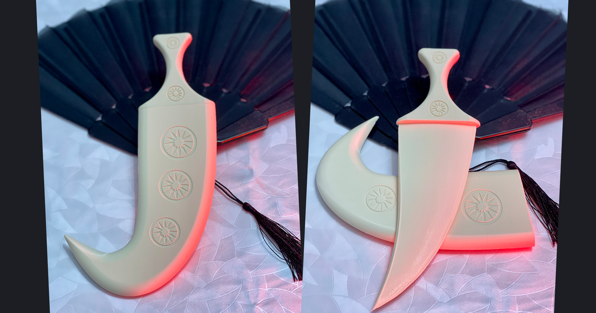 Traditional Jambiya Dagger with Sheath Cover - V2 par MrENG ...