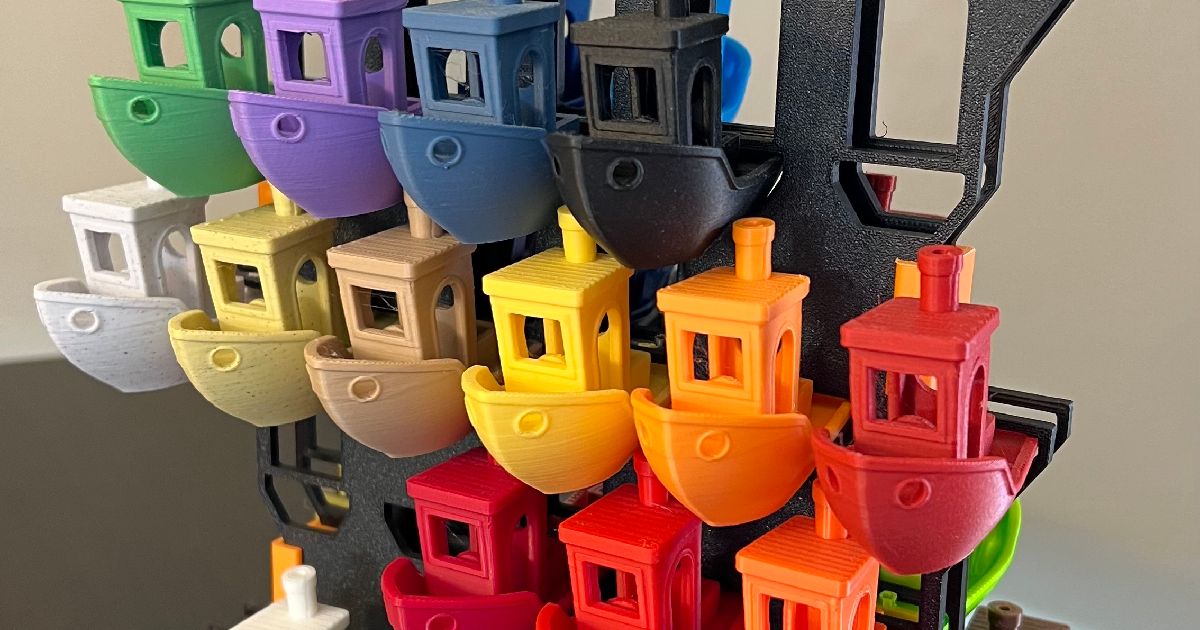 Benchy Dockyard 56 Display Rack / Stand by lanwanman | Download free ...