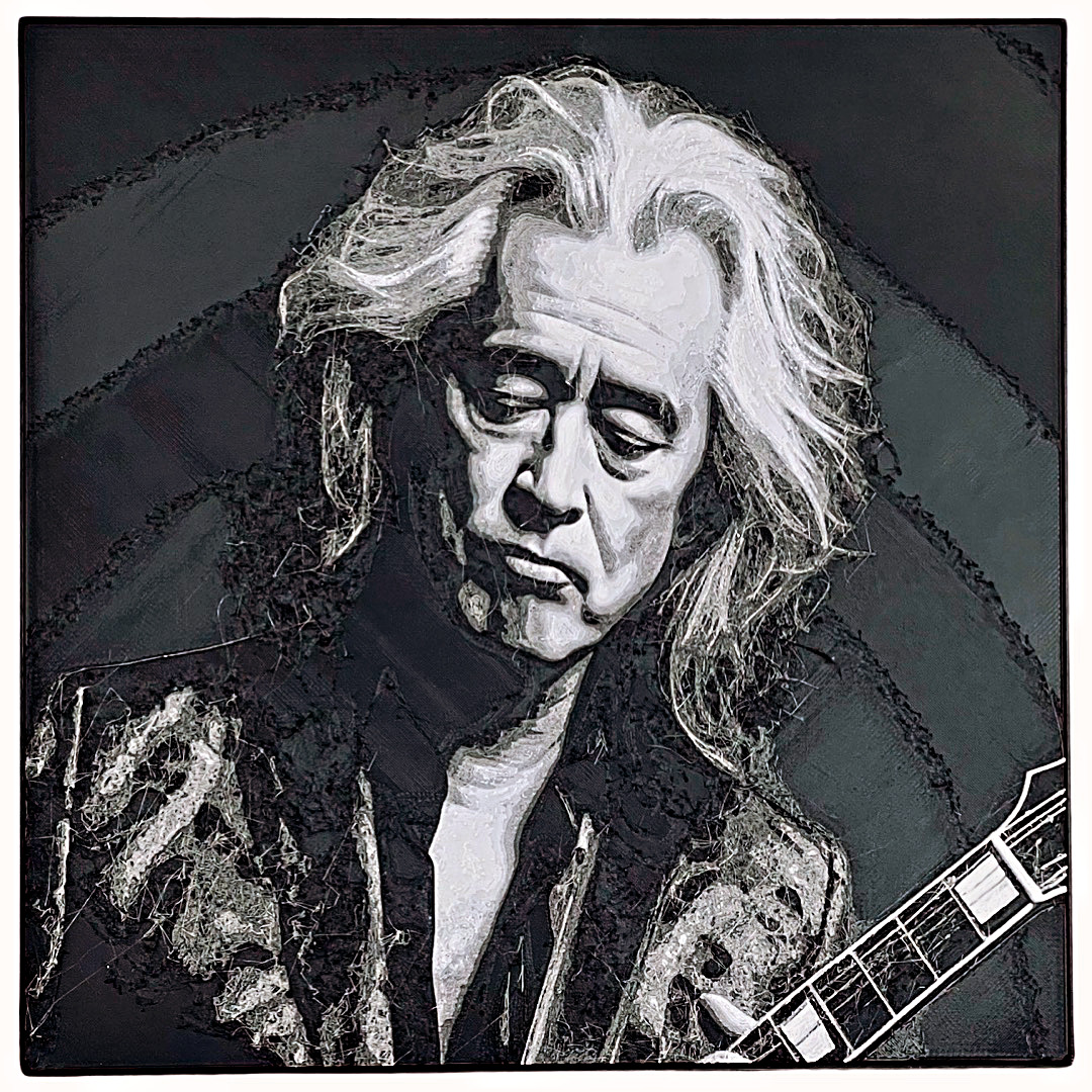 Jimmy Page - 8"x8" 3D Rock Series Wall Art by fusion3dart | Printables ...