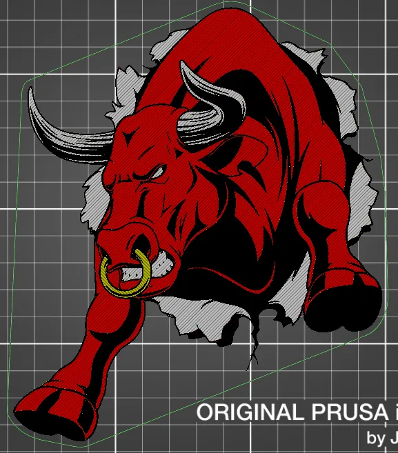 Angry Bull by Petrik Tamás | Download free STL model | Printables.com