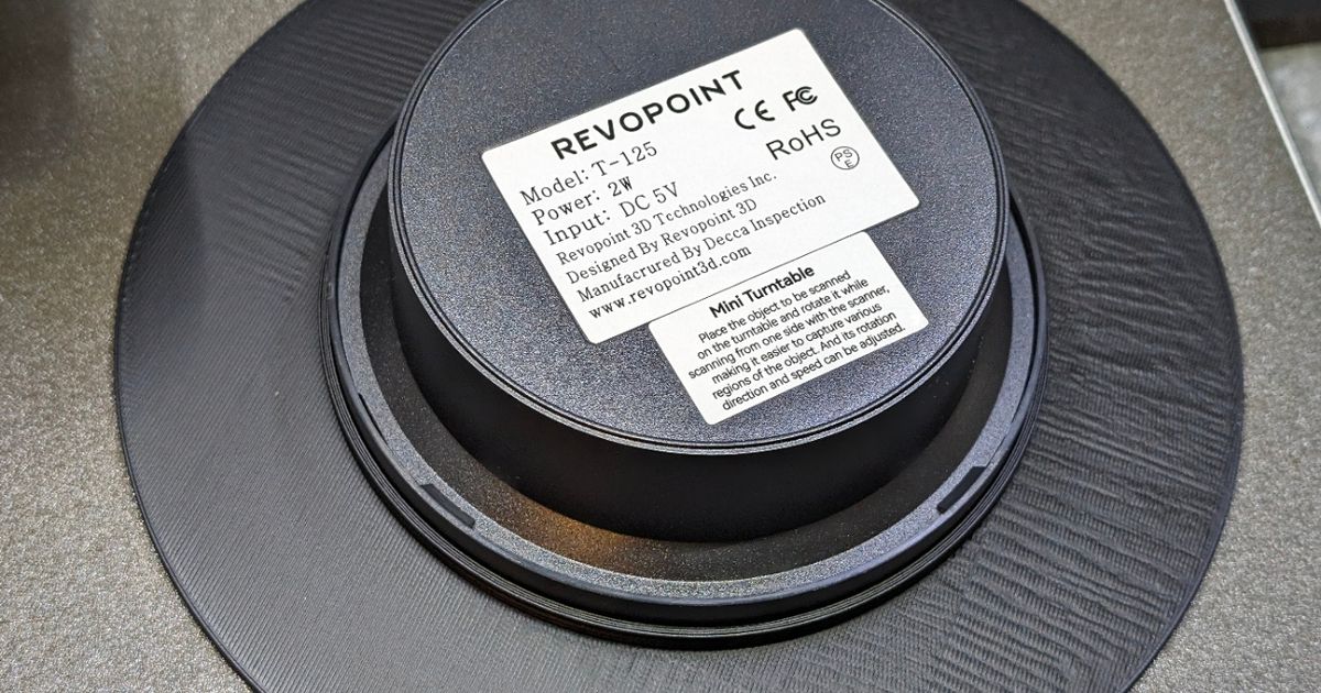 Revopoint Miraco Turntable adapter by Stevesgoodprints | Download free ...